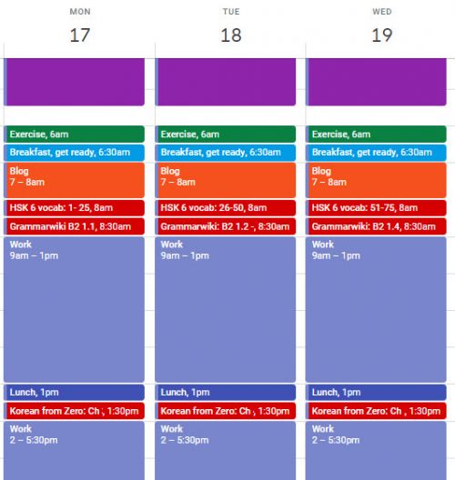 How to Create a Language Learning Study Schedule - Fluency Pending