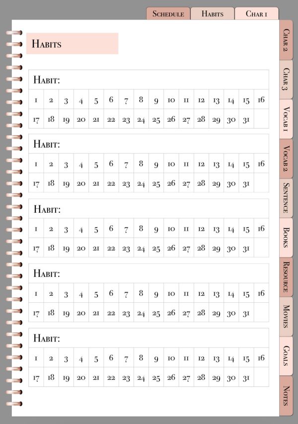 How to Set Up a Language Learning Notebook - Fluency Pending